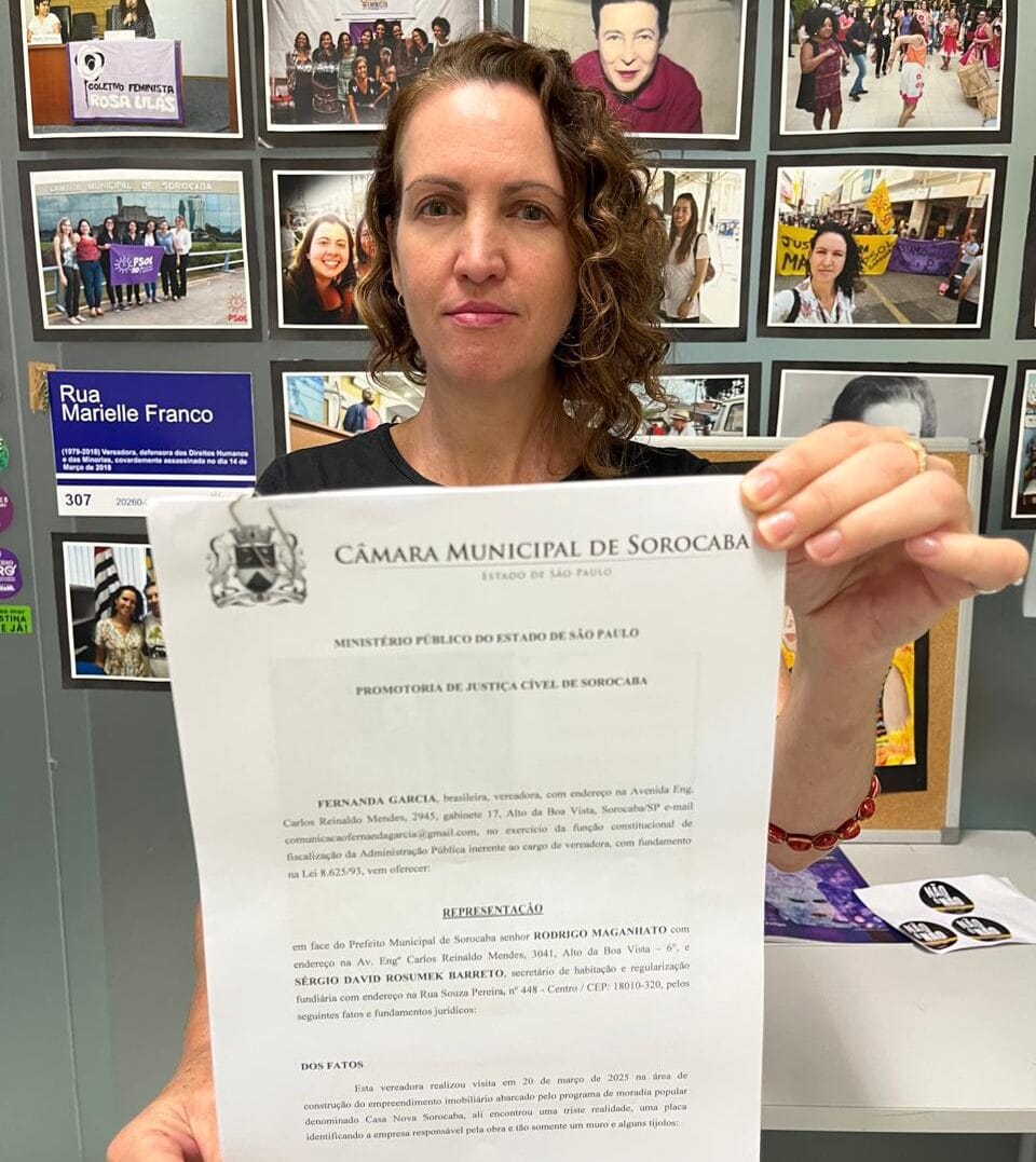 Fernanda Garcia aciona Ministério Público para apurar irregularidades ...